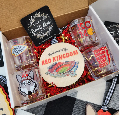 Shot Glasses – Shut The Front Door KC